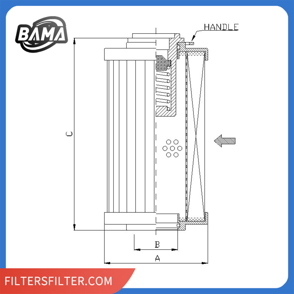Replacement PUROLATOR Hydraulic return filter R033EAR202F1 - Buy ...
