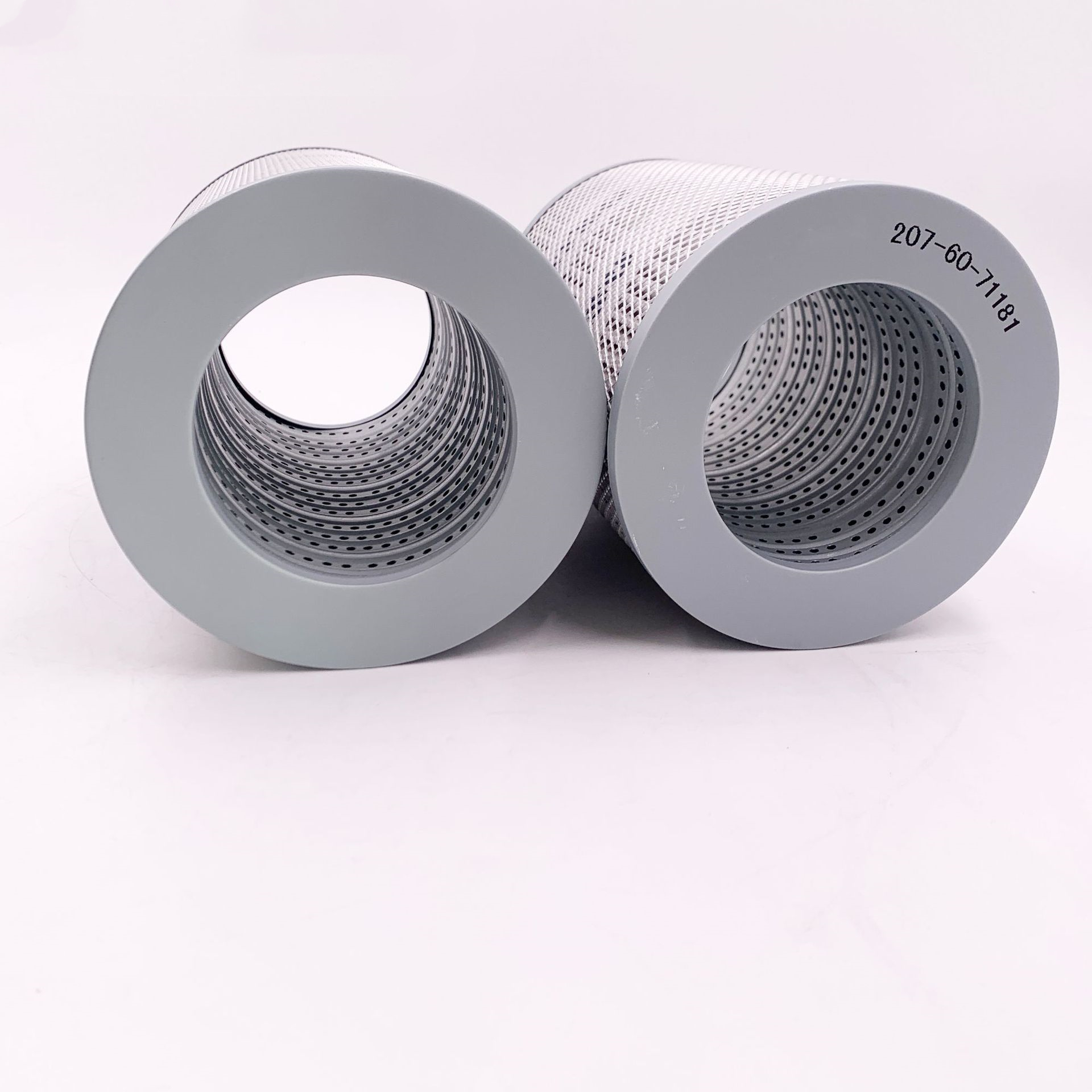 Replace KOMATSU Excavator Hydraulic Oil Filter Element 207-60-71181 ...